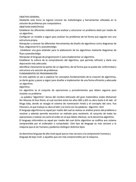 Clase 2 De Algoritmo Y Diagrama De Flujo Descargar Gratis Pdf Lenguaje De Programación