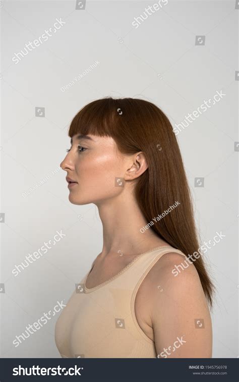 Woman Freckled Skin Long Ginger Hair Stock Photo Shutterstock