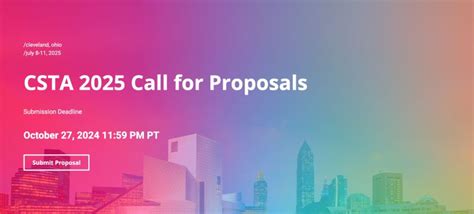 Weteach Cs On Linkedin The Computer Science Teachers Association Is Accepting Session Proposals…