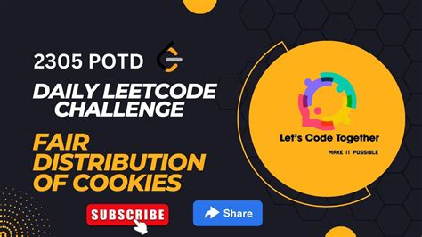 fair distribution of cookies backtracking amazon leetcode challenge 2305 leetcode medium