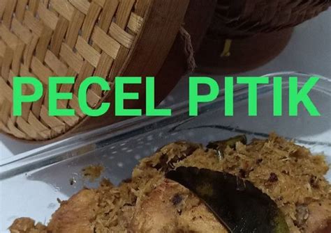 Resep 10 Pecel Pitik Khas Banyuwangi Modifikasi Oleh Lusia Rokhmawati Cookpad