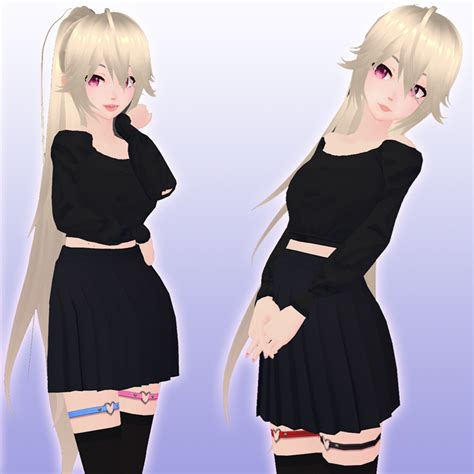 Vroid Leg Accessories O Ring And Heart Ring Garters Wrens Ko Fi Shop