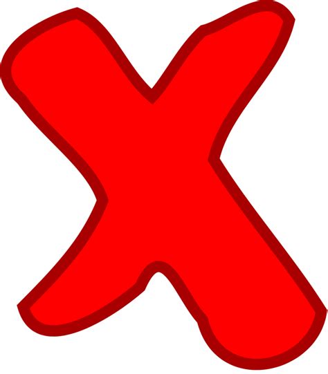 Wrong Cross Clipart Best