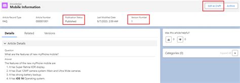Salesforce Knowledge Knowledge Article Salesforce