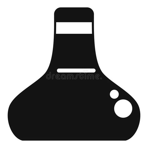 Chemical Flask Icon Showing Lab Experiment For Science Stock Vector Illustration Of Simple