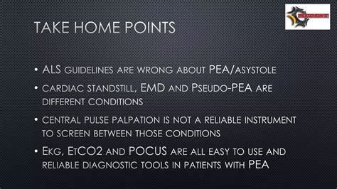 Forget ACLS Guidelines When Dealing With PEA Part PPT