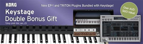 Korg Keystage 61 Midi Controller Keyboard With Polyphonic Aftertouch