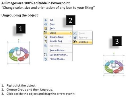 PowerPoint Designs Teamwork Circular Process Ppt Backgrounds