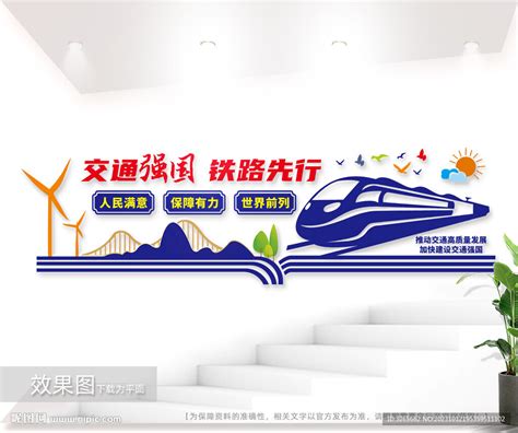 交通强国铁路先行设计图 展板模板 广告设计 设计图库 昵图网