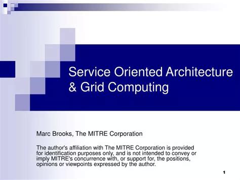 Ppt Service Oriented Architecture And Grid Computing Powerpoint