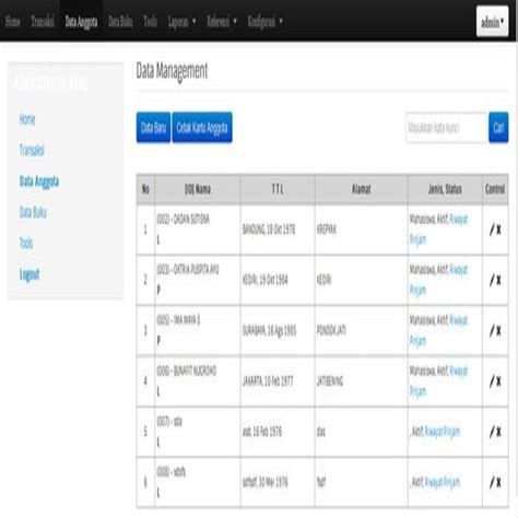 Jual Aplikasi Web Perpus Sekolah Php Mysql Source Code Shopee Indonesia