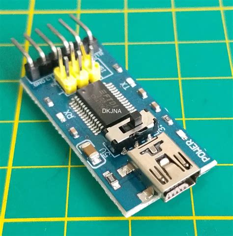 FTDI SERIAL ADAPTER FT RL FT TTL V V USB UART For ESP Arduino Blue PicClick UK