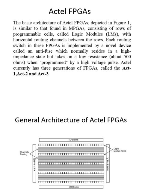Actel Fpgas Pdf Field Programmable Gate Array Computer Engineering