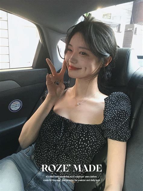 데이로제 1만장돌파🔥주문폭주 자체제작sm 도로시 도트 반팔 블라우스 투웨이오프숄더스퀘어넥리본셔링퍼프