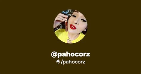 Pahocorz Instagram Facebook Linktree