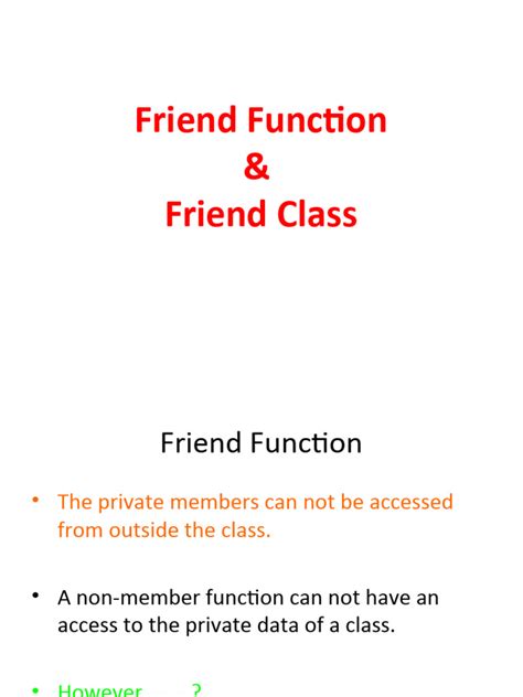 Friend Fun Pdf Class Computer Programming Scope Computer Science