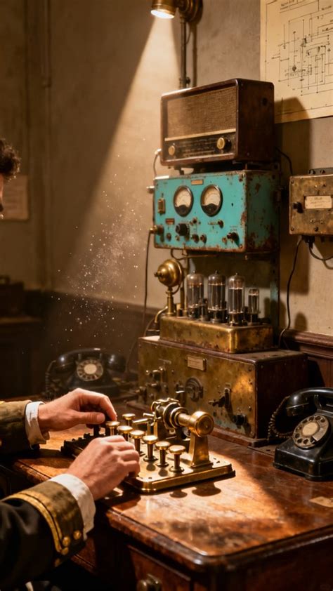 Free Electric Telegraph Operator Image Telegraph Anime Victorian