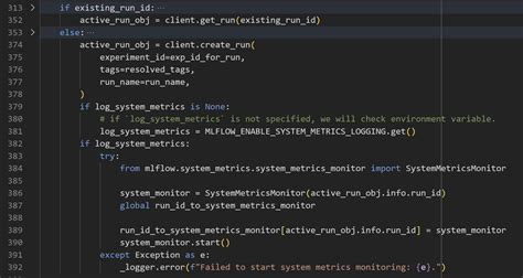 [bug] log system metrics not working when existing run id is set · issue 10253 · mlflow