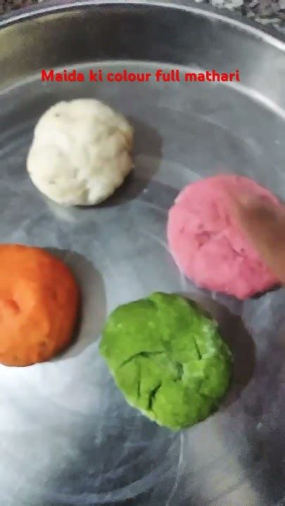 Maida Ki Colour Full Mathari Video Recipe Cooking Trending Shorts