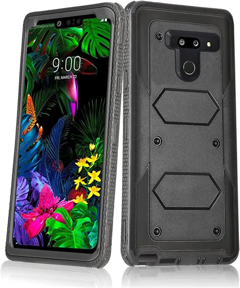Amazon Com Otterbox Defender Series Case For Lg G Thinq Retail Packaging Black Cell