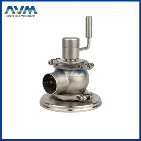 Manual Stainless Steel Sanitary Pressure Safety Valve Over Flow Valve