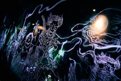 Japanese Yokai Spirits Enter The Modern Era In Nagoyas New Digital Art