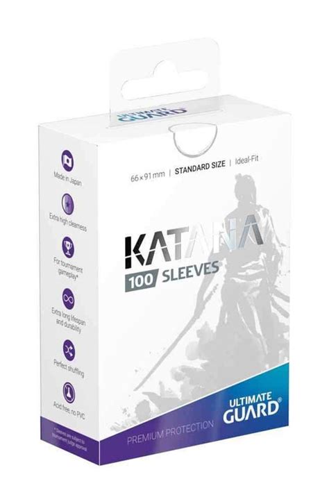 Ultimate Guard Katana Sleeves Standardgröße Weiß 100 Smalltinytoystore