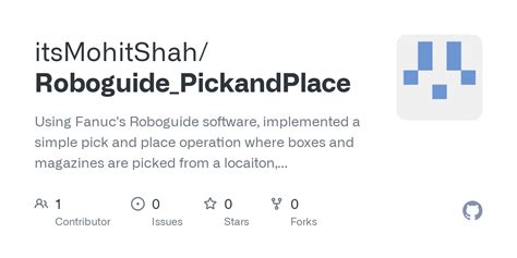 GitHub ItsMohitShah Roboguide PickandPlace Using Fanuc S Roboguide