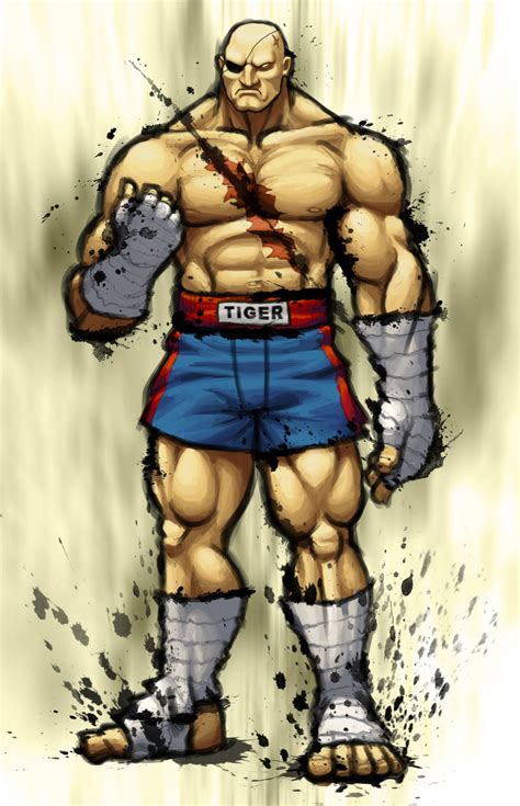 Street Fighter Iv Sagat By Jiggeh On Deviantart