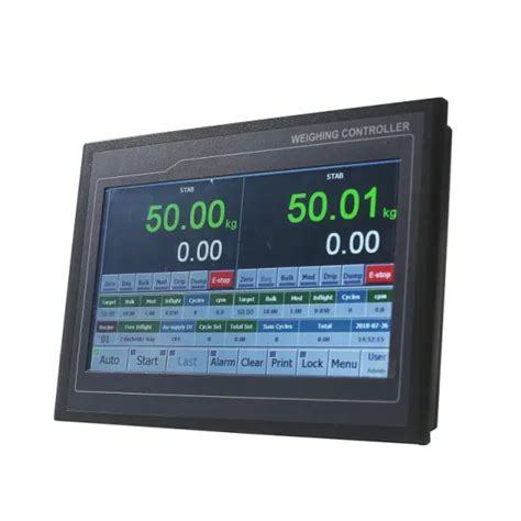 Supmeter 7 Touch Screen Portable Batching Scale Weighing Indicator Controller With Printer For
