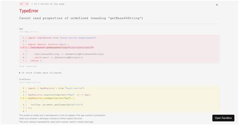 React Native Image Base64 Demo Codesandbox