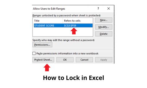 Excel Lock Worksheet
