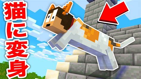 猫に変身させられた！？急いで猫の世界から脱出しろ！1【まいくら・マインクラフト】 Youtube