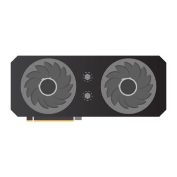 Gpu Flat Icon Vector Computer Gpu Graphiccard PNG And Vector With