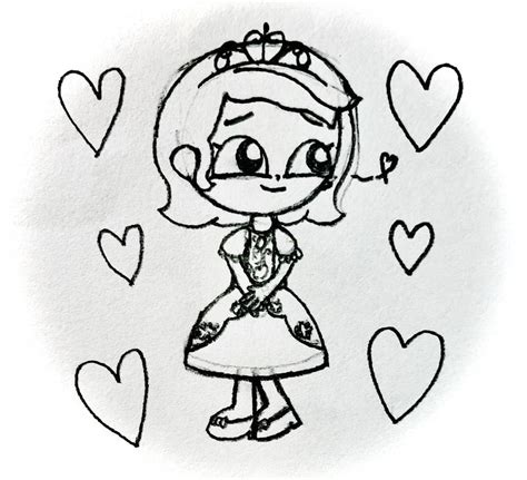 Cute Sofia Sketch By Boonhongjoohong On Deviantart