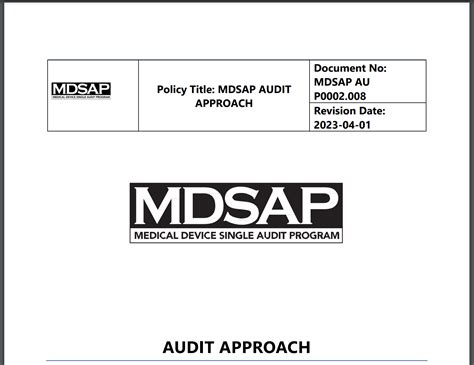 Auditing Mdsap And Qsr Requirements A 4 Part Webinar Series Medical Device Academy
