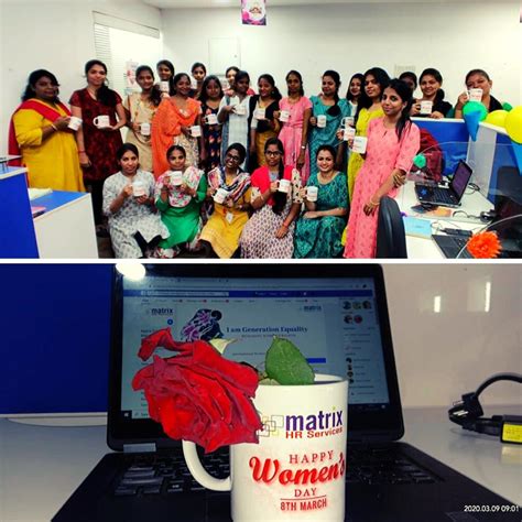 matrix hr technologies on linkedin women s day celebrations matrix