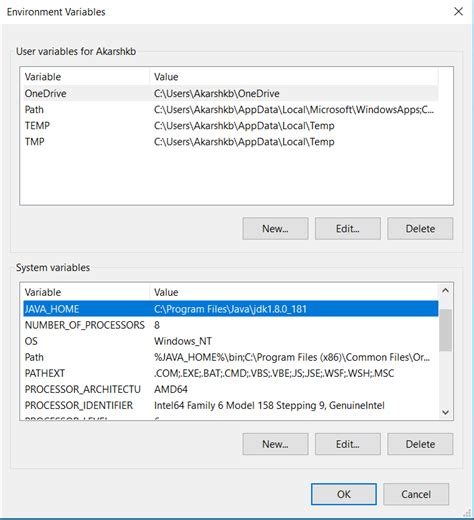 Spring Boot Unable To Point Javahome Variable To The Location Of The
