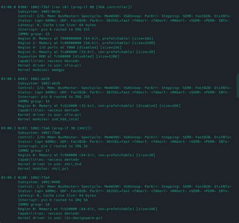Solved Unable To Isolate Gpu For Vfio Workaround Page 5 Virtualization Level1techs Forums