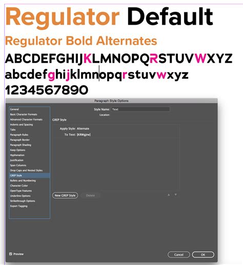 Solved Replacing Certain Alternate Glyphs In A Font By De Adobe