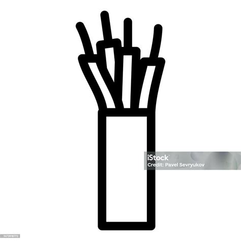 낮은 전압 와이어 케이블 라인 아이콘 벡터 일러스트 레이 션 구리에 대한 스톡 벡터 아트 및 기타 이미지 구리 금속 낮음 Istock