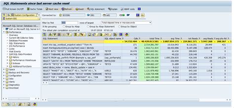 SQLSTMT MSS SAP Tcode Display SQL For Abap In New Window