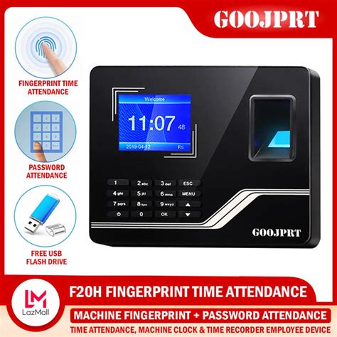 Goojprt F20h Fingerprint Access Control Time Attendance Machine Biometric Fingerprint