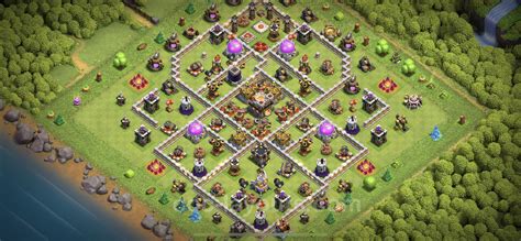 Best Base Th11 With Link Hybrid Anti Everything Town Hall Level 11