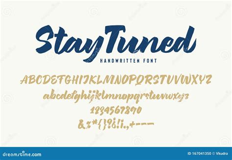 Italic Font Type Beveled Buttons Cartoon Vector