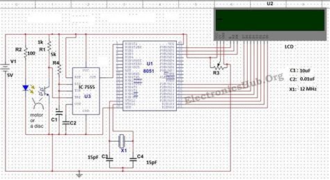 Contactless Digital Tachometer Using 8051 Microcontroller Electronics