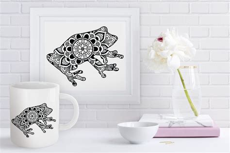 Frog Mandala Svg Cut Files Frog Mandala Clipart Artofit