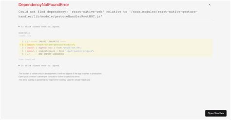 React Native Clean Project Examples Codesandbox