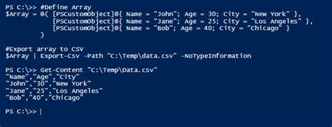 Powershell How To Export An Array To A Csv File Sharepoint Diary Powershell How To Export An Array To A Csv File Sharepoint Diary