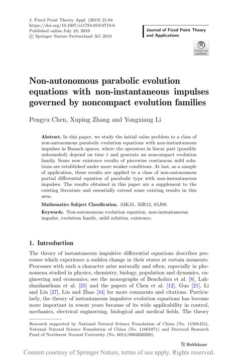 Non Autonomous Parabolic Evolution Equations With Non Instantaneous Impulses Governed By